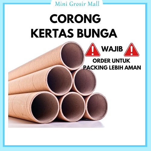 Jual Kardus Corong Selongsong Tabung Paper Tube Kertas Buket Bunga Packing Aman Safety Wajib ...