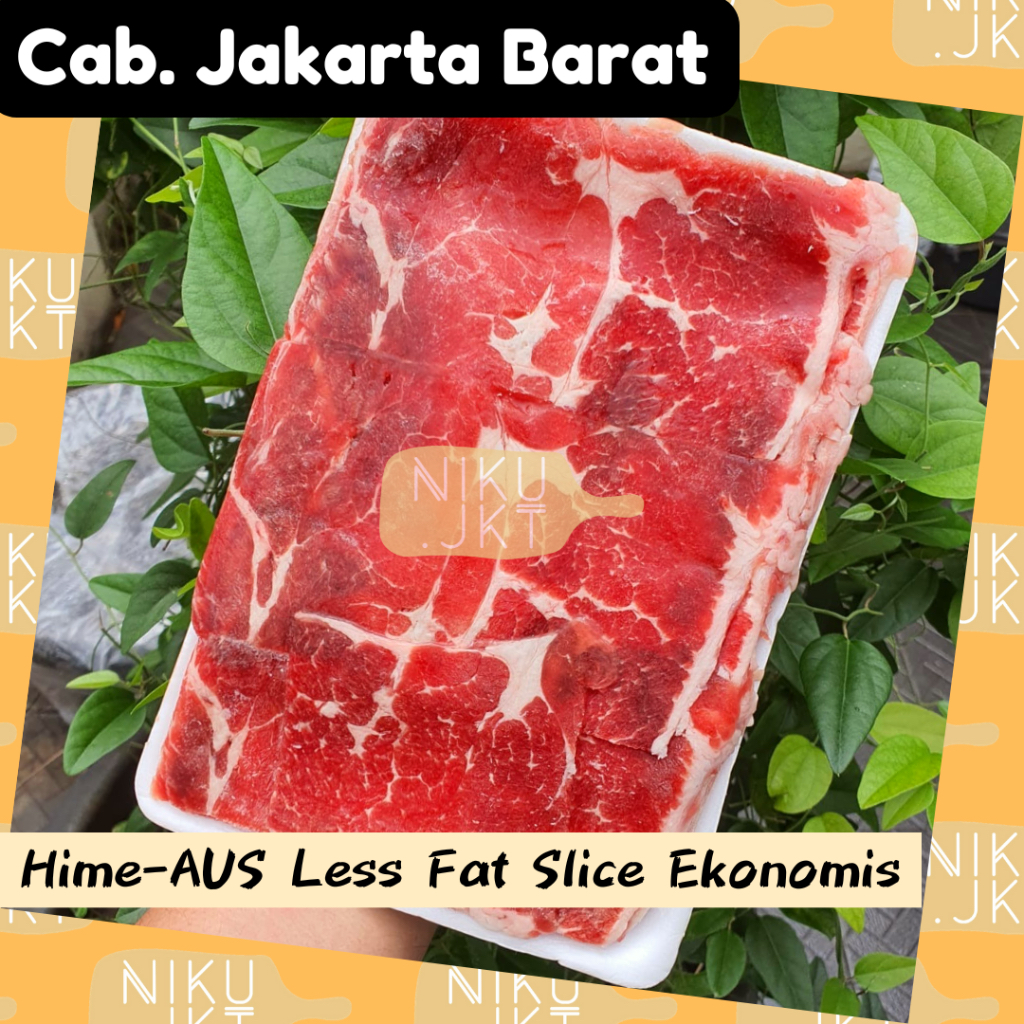 Jual Daging Sapi Beef Slice HALAL AUS Less Fat Slice MURAH & HEMAT ...
