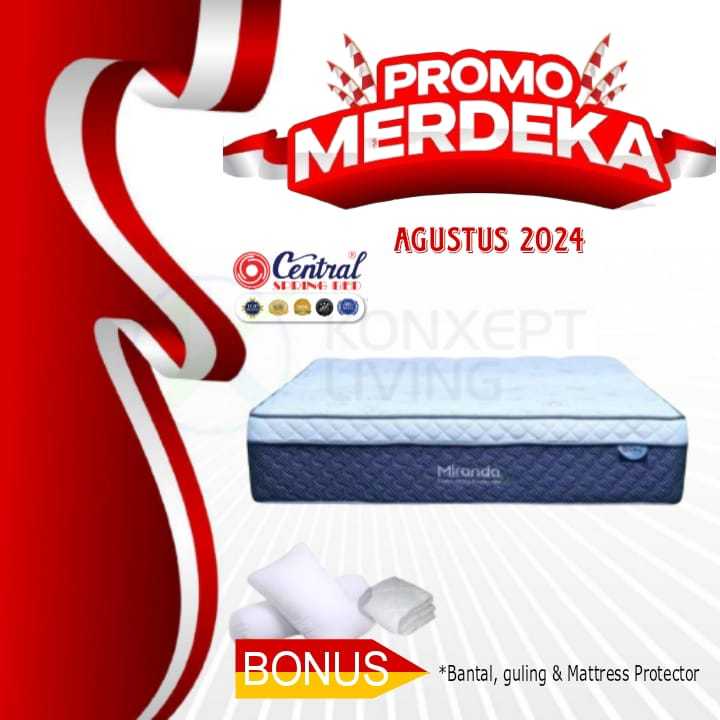 Jual Springbed Central Miranda Pocket Spring X Latex Lite ( Mattress ...