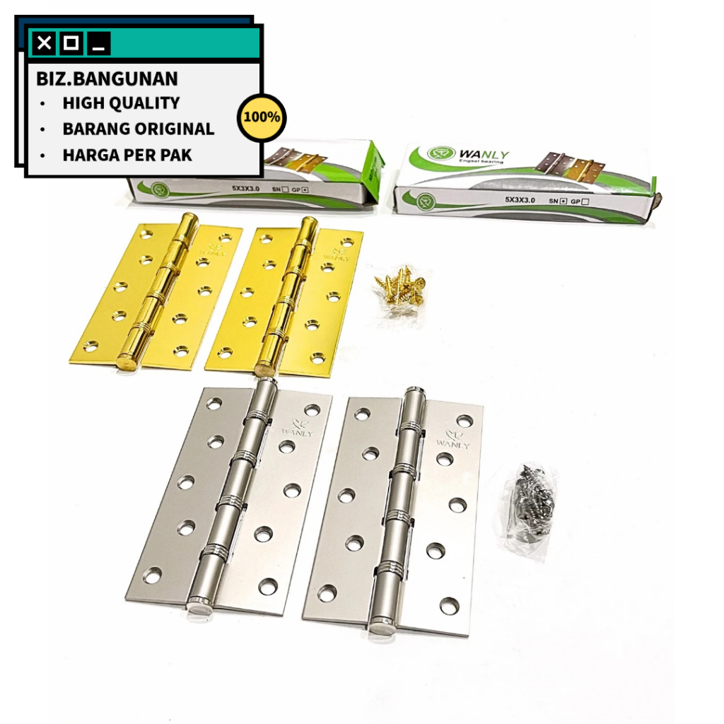 Jual ENGSEL BESI WANLY 5" INCH - JENDELA / PINTU | Shopee Indonesia