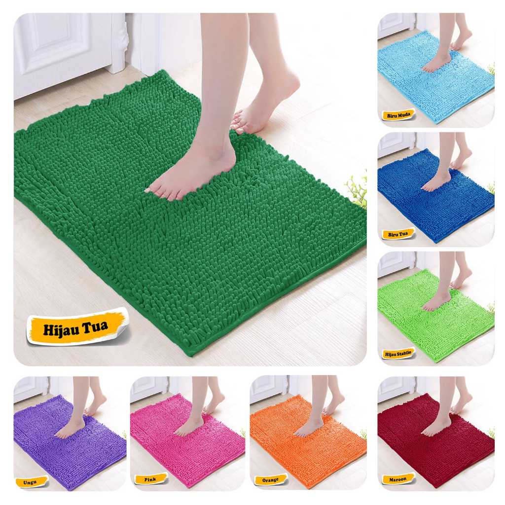 Jual Keset Cendol Microfiber Keset Cendol Doff ukuran 60cmx40cm ...