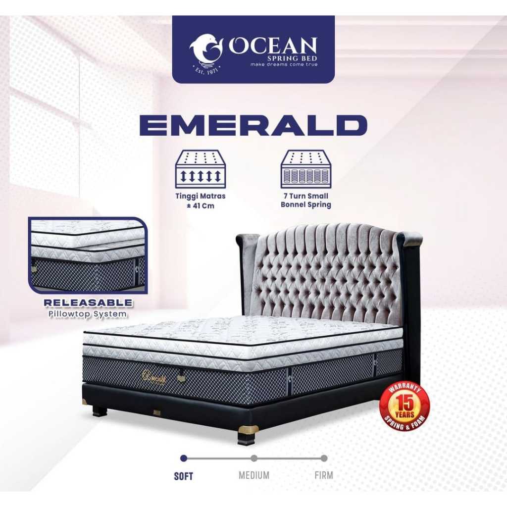 Jual OCEAN EMERALD PILLOWTOP BISA DIBUKA KASUR SPRING BED OCEAN ...