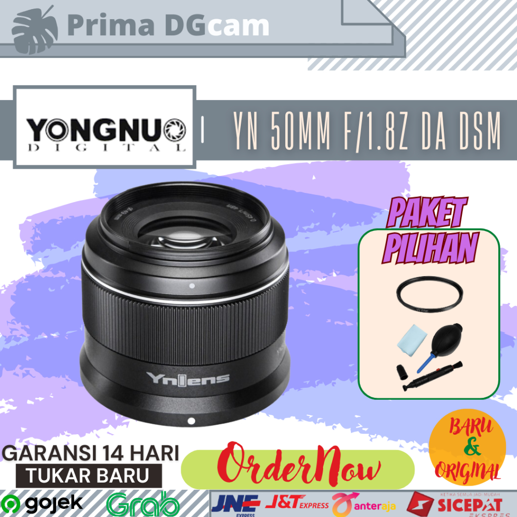 Jual Yongnuo YN 50mm f/1.8Z DA DSM For Nikon Z | Shopee Indonesia
