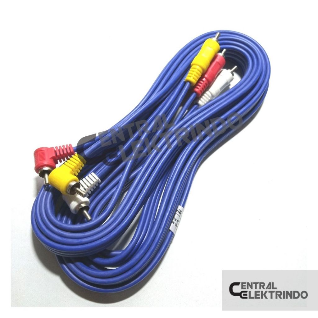 Jual Kabel RCA 3 Ke 3 Panjang Merk KITANI | Cable RCA Male 3-3 1,8 / 3 ...