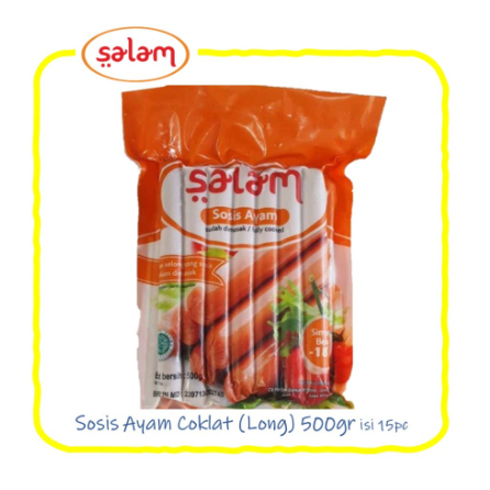 Jual Salam Sosis Ayam Merah 500gr (Long) | Shopee Indonesia