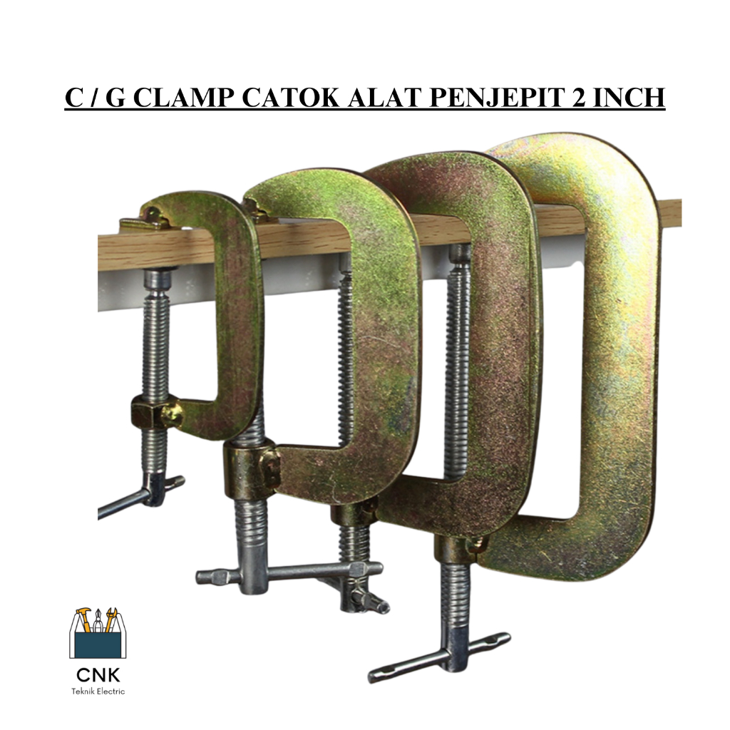 Jual C/G Clamp Heavy Duty 2 - 12 Inch Clam Press Kayu Klem Catok Jepit ...