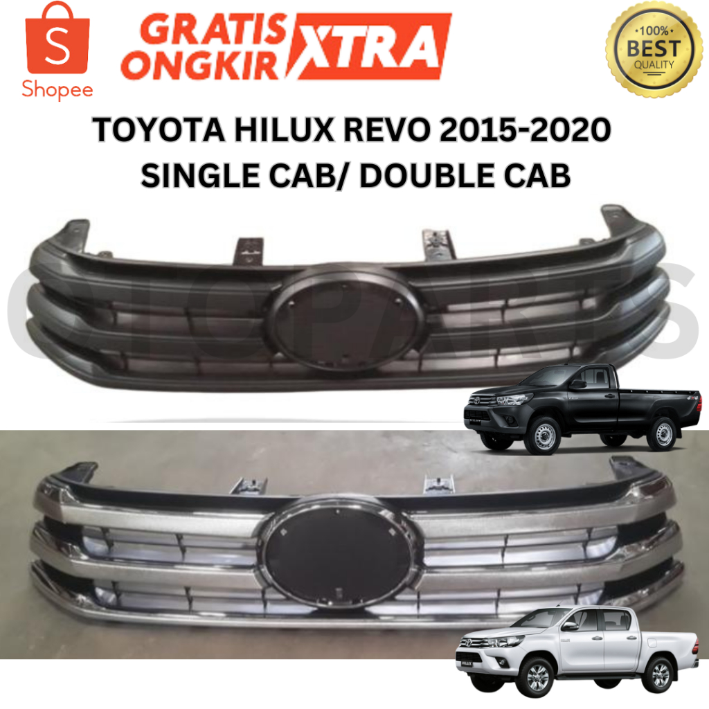 Jual GRILLE GRILL RAM RAMBANG HILUX REVO SINGLE DOUBLE CABIN 2015 2016 ...