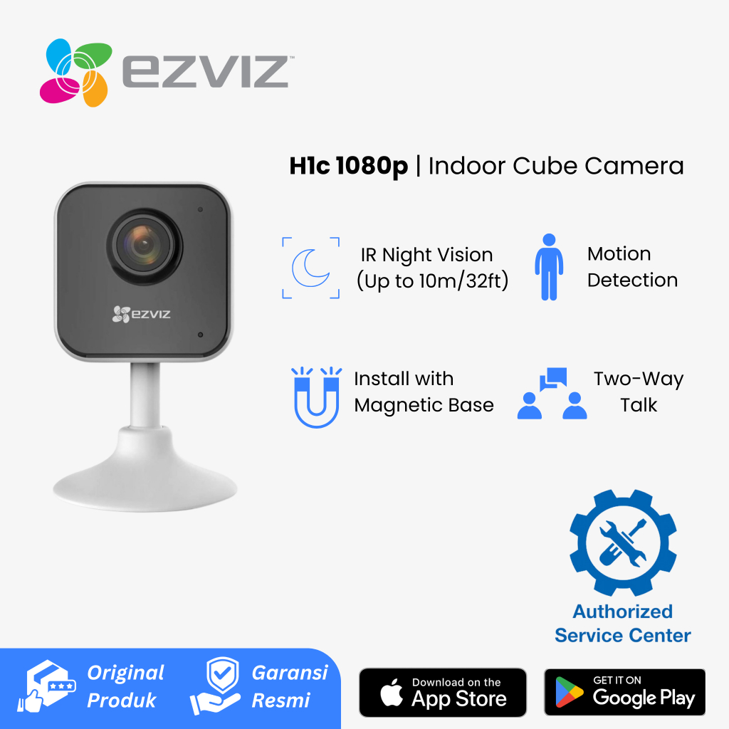 Jual EZVIZ CCTV H1C 2MP Smart Home Wifi IP Camera Indoor | Shopee Indonesia