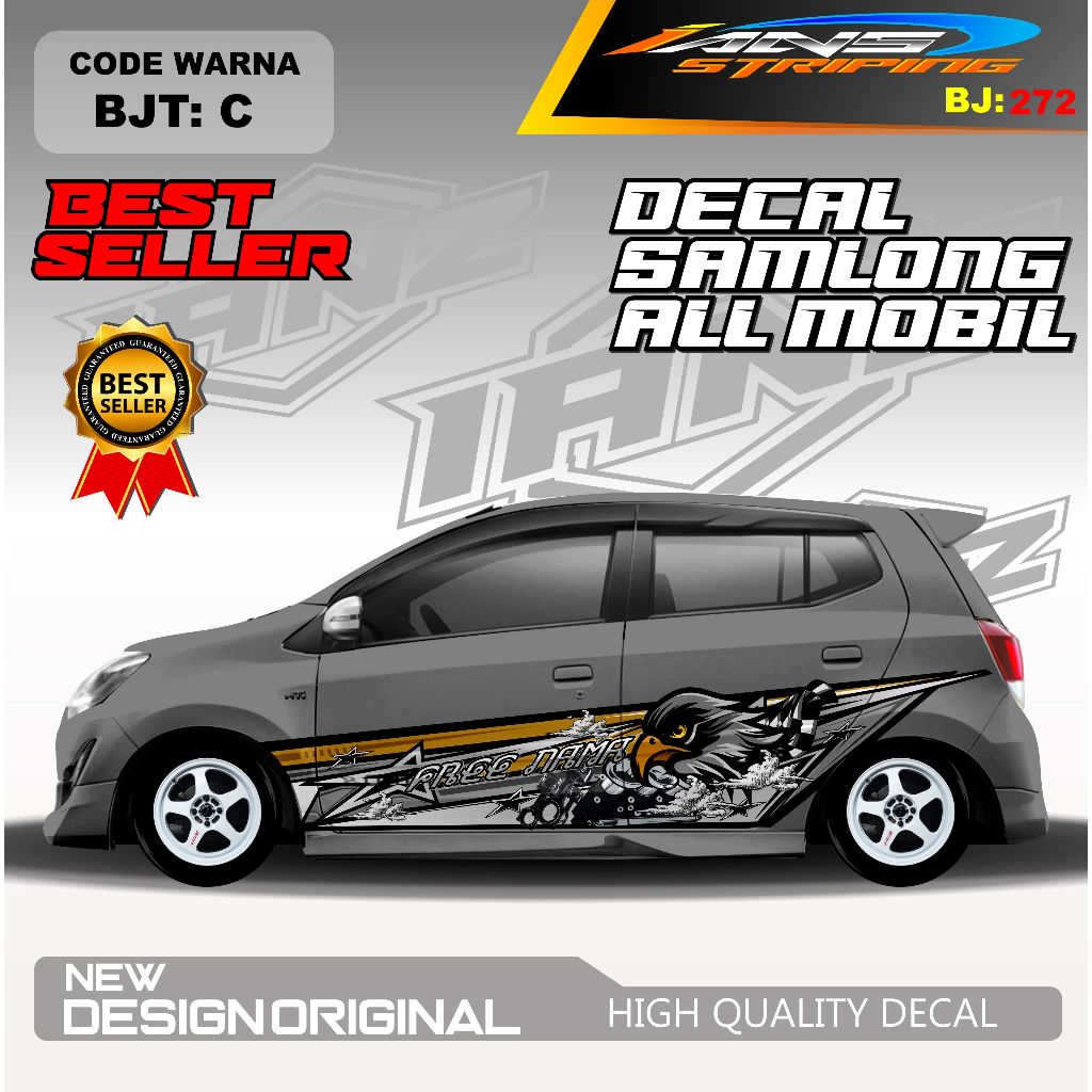 Jual BJT 272 - TERBARU BISA COD DECAL MOBIL LIVERY INNOVA REBORN PAJERO ...