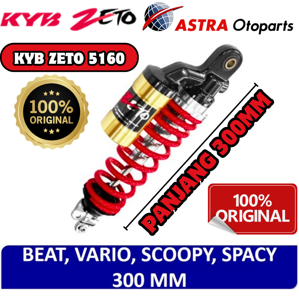Jual Shockbreaker , Shock belakang KYB Zeto Tabung Subtank Motor Honda Vario Scoopy Beat Spacy ...