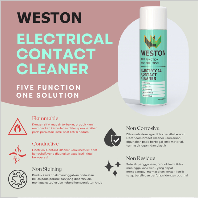 Jual 010 - ELECTRICAL CONTACT CLEANER NON FLAMMABLE / CAIRAN PEMBERSIH ...