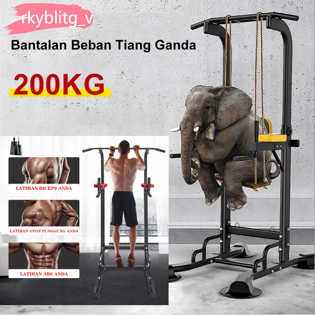 Jual Pull Up Bar Alat Olahraga di rumah/Alat Fitness Rumah/ Multi ...