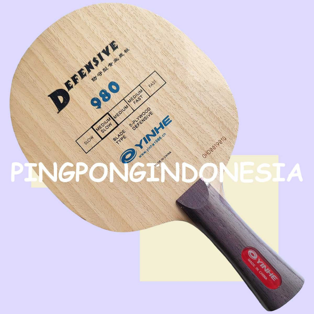 Jual Yinhe 980 Defensive - Blade Kayu Pingpong Tenis Meja Bat Bet | Shopee Indonesia