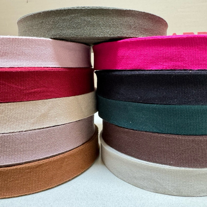 Jual colourfull bisban katun motif kanvas,pelipit katun, lebar 2 cm ...