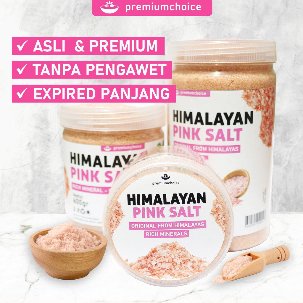 Jual HIMALAYAN PINK SALT Garam Himalaya Organik Natural Fresh Kaya ...