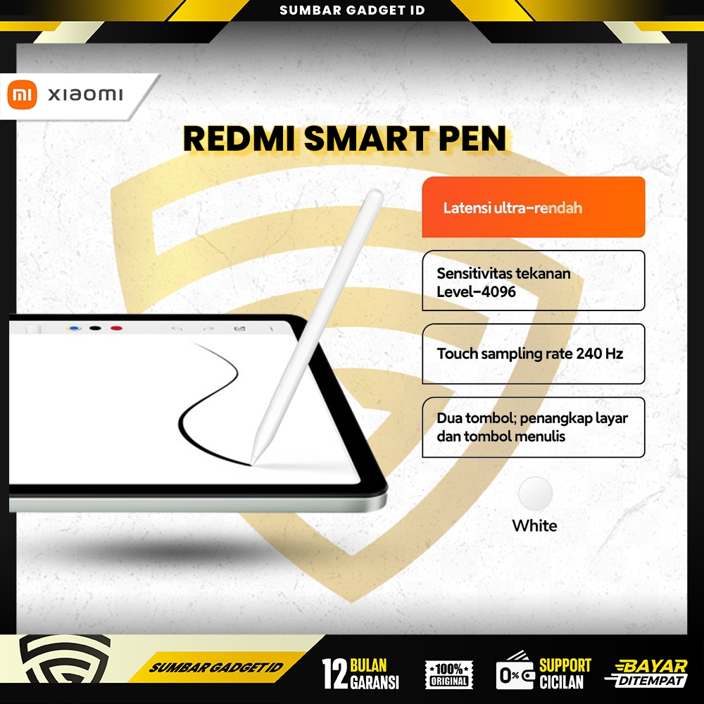 Jual Xiaomi Redmi Smart Pen | Compatible Model | Touch sampling rate ...