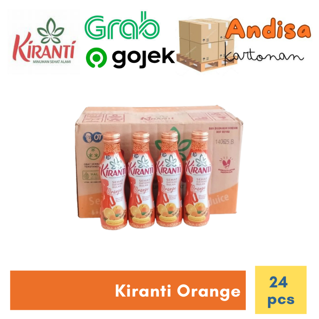 Jual Kiranti Sehat Datang Bulan Orange Kartonan Botol 150ml x 24pcs ...