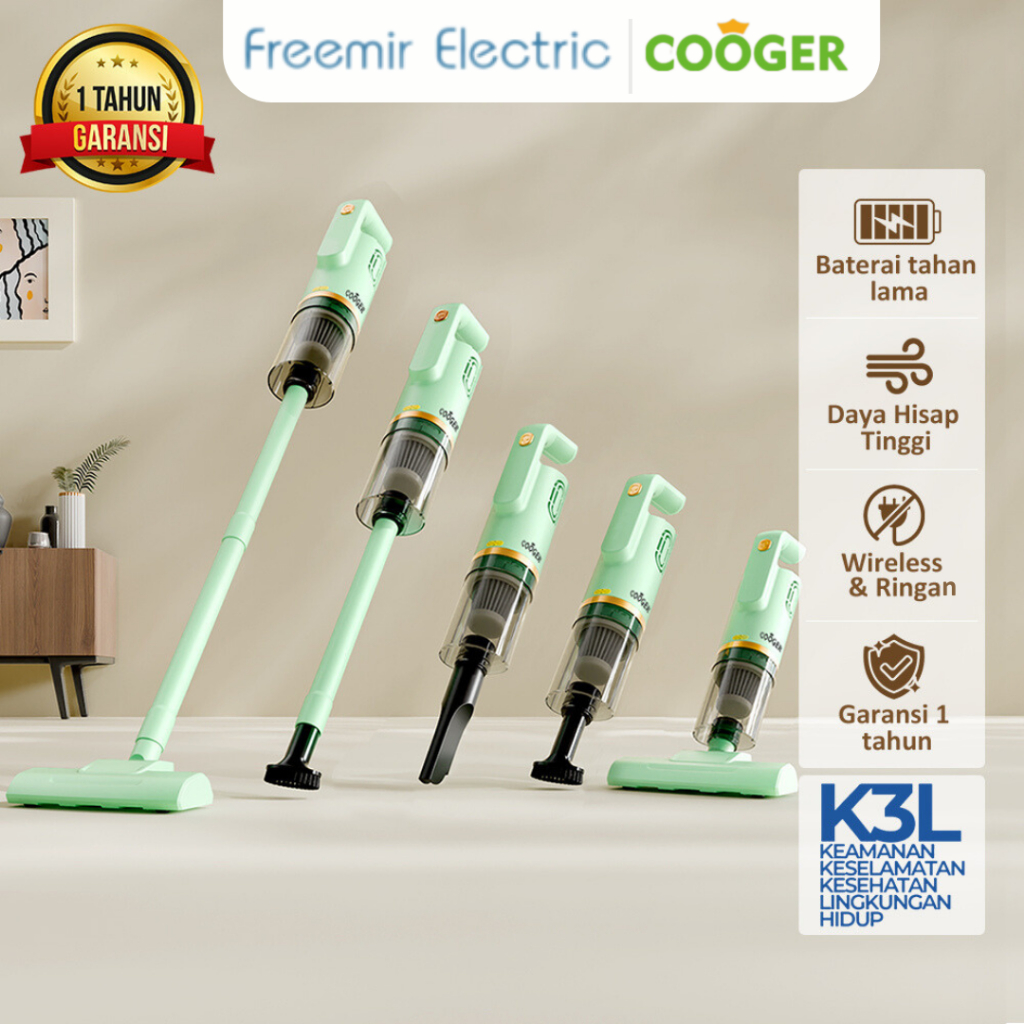 Jual [freemir.electric X COOGER] Vacuum Cleaner Vacuum Lantai Penyedot ...