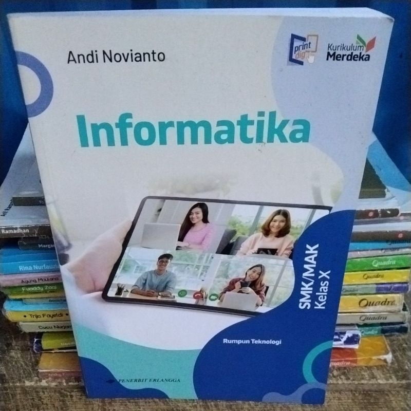 Jual BUKU INFORMATIKA SMK/MAK KELAS X/10/1 KURIKULUM MERDEKA ERLANGGA | Shopee Indonesia