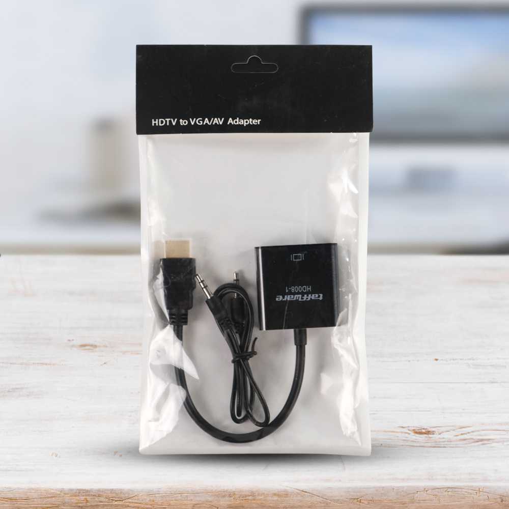 Jual Converter HDMI TO VGA / Adapter Cable hdmi to Vga Bagus | Shopee ...