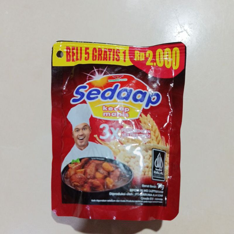 Jual KECAP MANIS SEDAAP POUCH 77GR | Shopee Indonesia