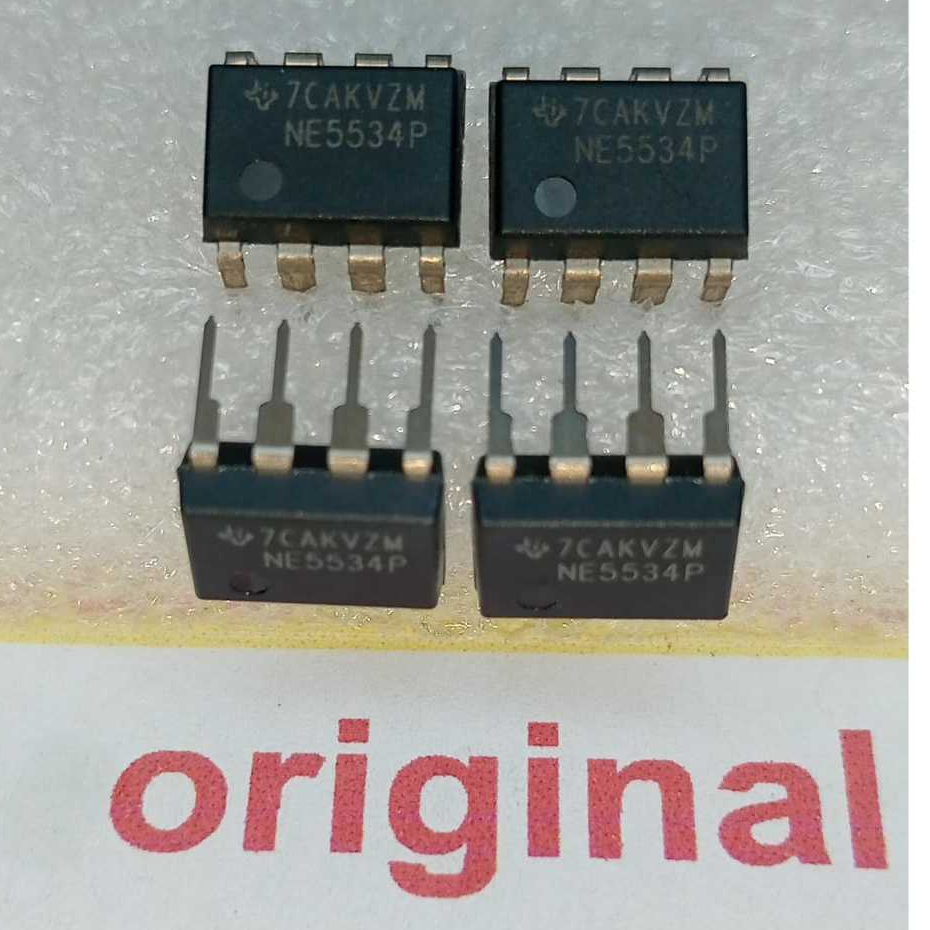 Jual IC NE5534P NOS Single Low-Noise Operational Amplifier TEXAS INSTRUMENS ORIGINAL Mexico ...