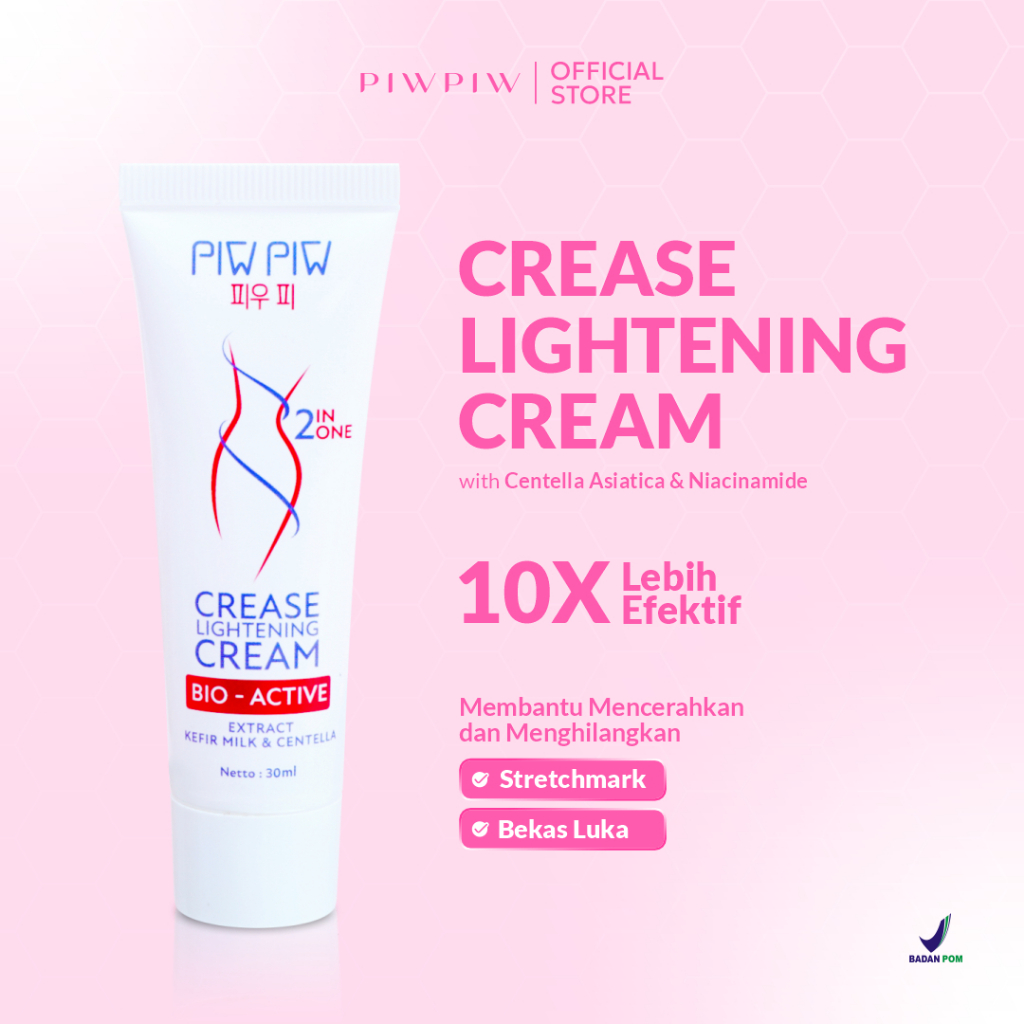 Jual PIW PIW Crease Lightening Cream | Krim Pencerah | Krim Bekas Luka ...