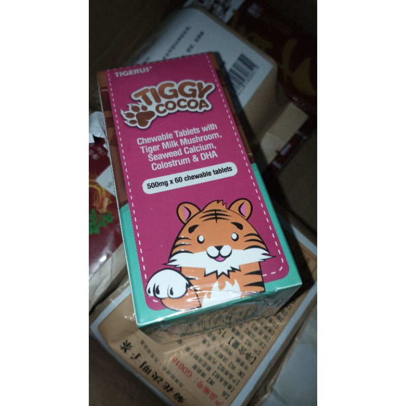 Jual Tiggy Orange Tiggy Cocoa Tiger Milk Mushroom Tigerus Vitamin Anak ...