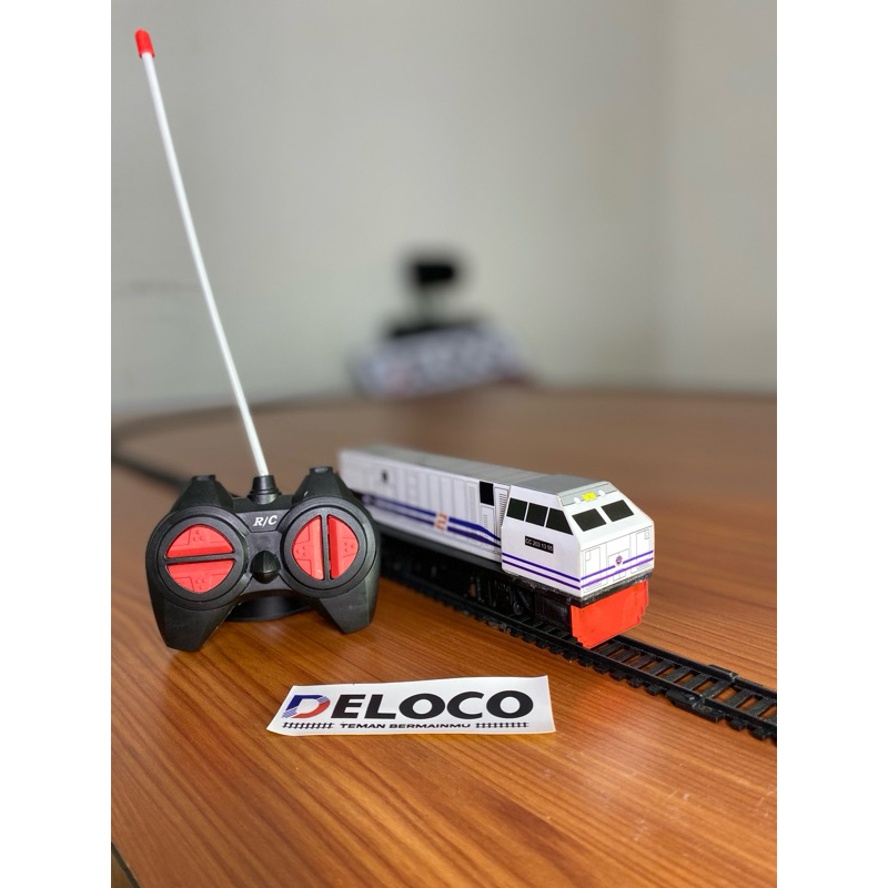 Jual Miniatur Kereta Api Lokomotif cc203 ocean blue Mesin RC bisa jalan ...