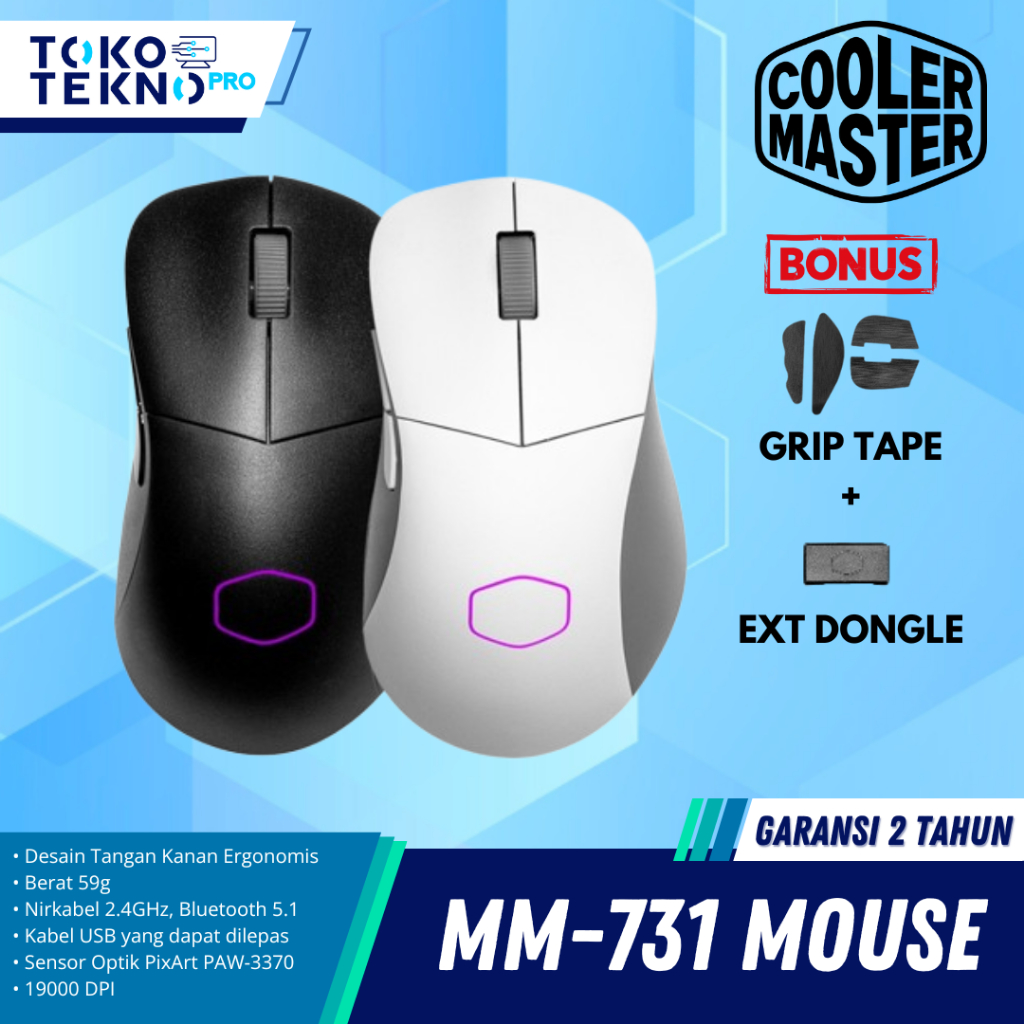 Jual Cooler Master MM731 / MM-731 Wireless Gaming Mouse | Shopee Indonesia