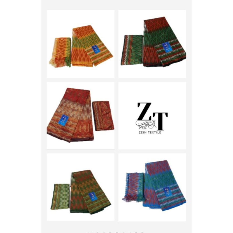 Jual kain tenun songket + selendang motif rang rang | Shopee Indonesia