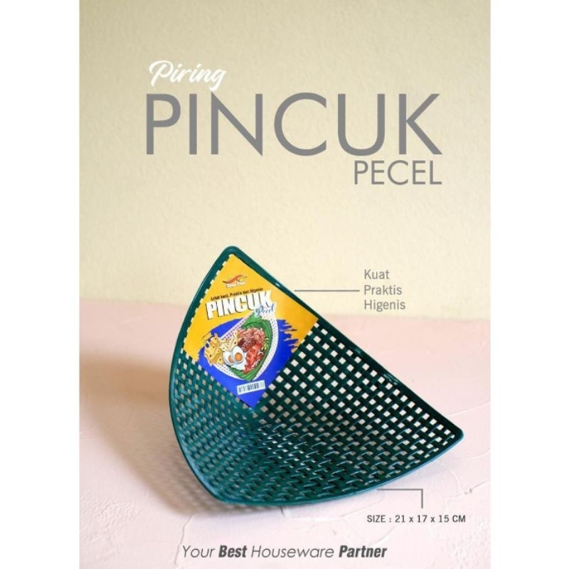 Jual (1 LUSIN) PIRING PINCUK PECEL PLASTIK / PIRING PINCUK PECEL ...