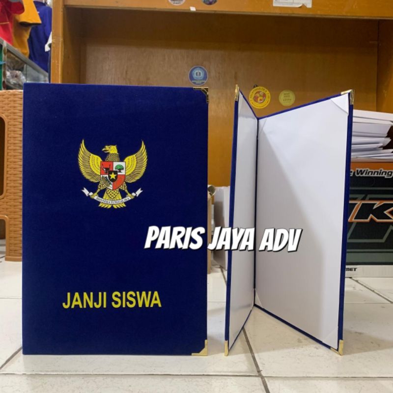 Jual Map Bludru Upacara Map Sekolah (JANJI SISWA) | Shopee Indonesia