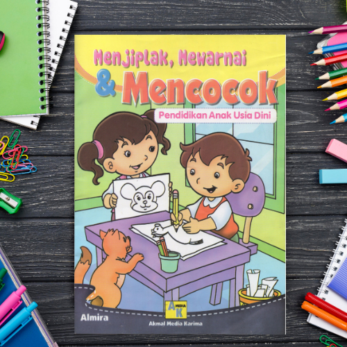Jual Buku PAUD Menjiplak Mewarnai dan Mencocok Pendidikan Anak Usia ...