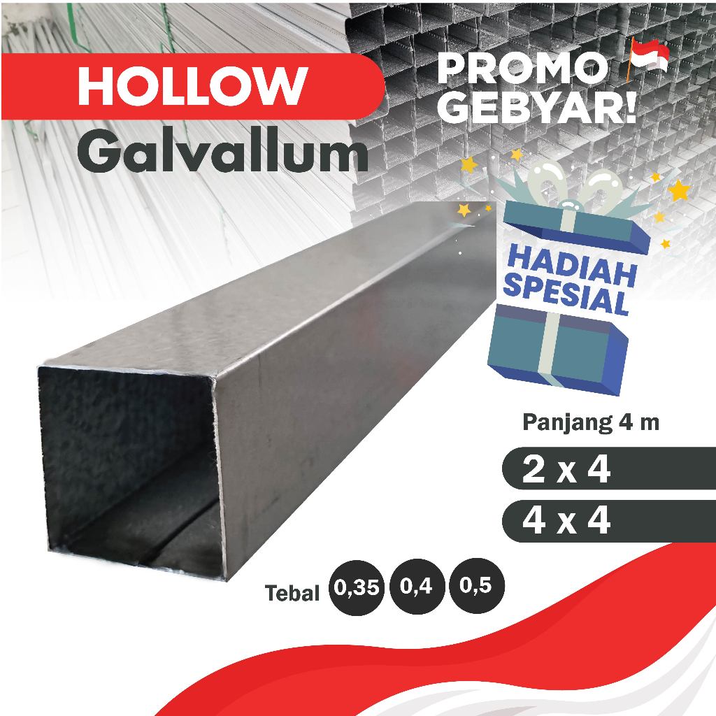 Jual HOLLOW 0,35 / 0,4 / 0,5 / VARIAN HOLO / RANGKA HOLLOW GYPSUM ...