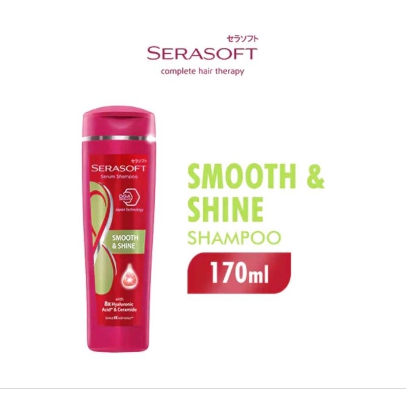 Jual Shampoo Serasoft Hairfall Treatment Smooth & Shine 170ml | Shopee ...