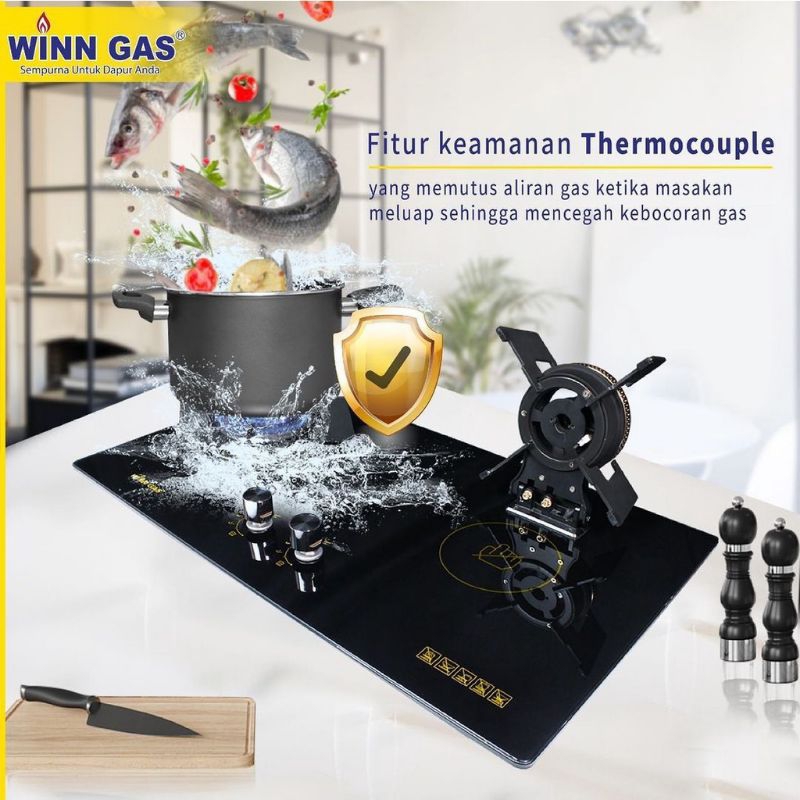 Jual WINN GAS UFO W 898 KOMPOR TANAM KACA 2 TUNGKU W-898 UFO | Shopee ...