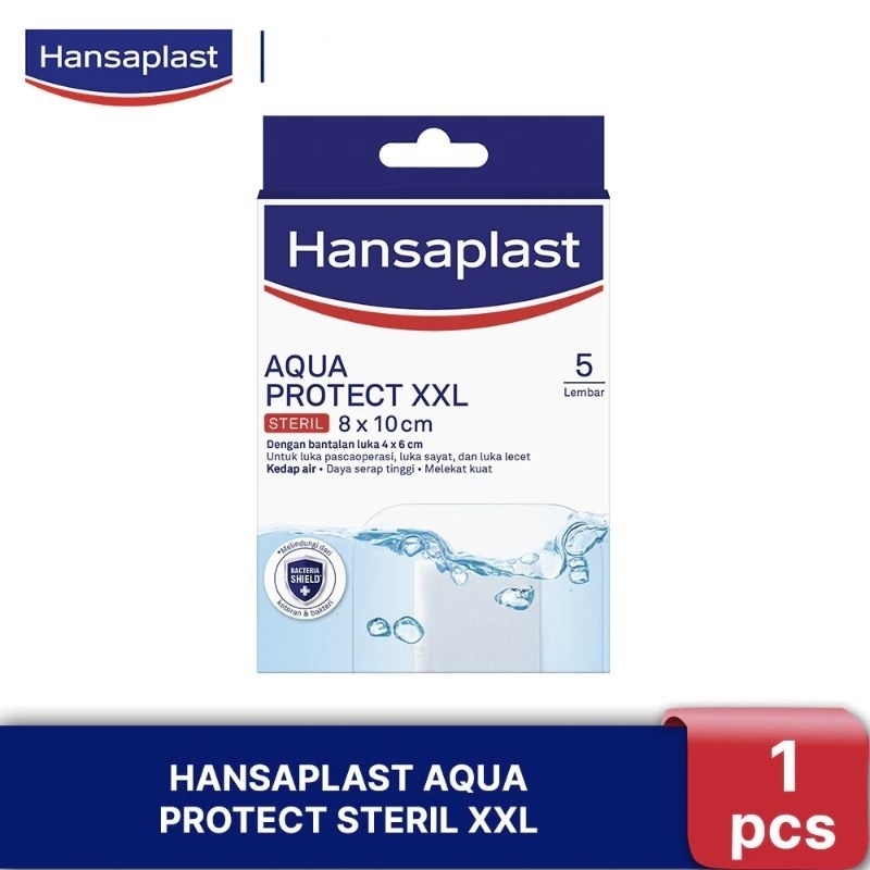 Jual Hansaplast aquaprotect steril XXL / Plester Luka Besar Pasca ...
