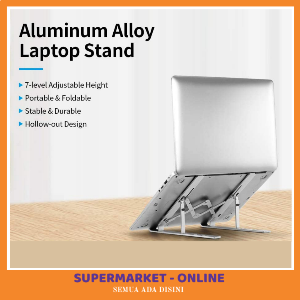 Jual BAHAN ALUMINIUM!! Stand Holder Laptop Bahan Aluminium Bahan Kuat ...