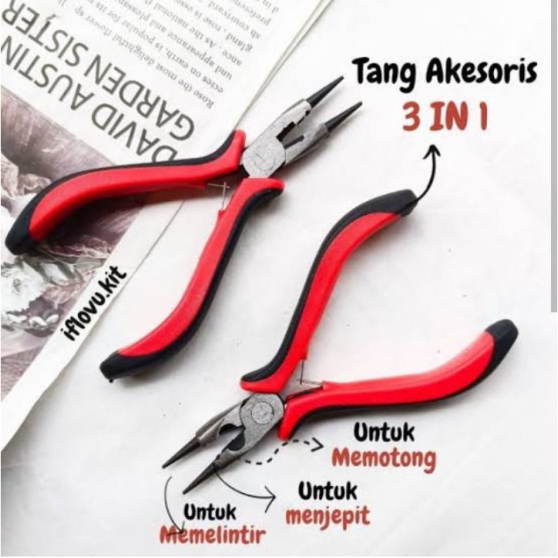 Jual Ready Tang 3 in 1 Merah Tang pemotong penjepit pelintir | Shopee ...