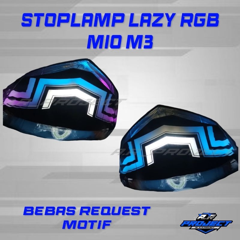 Jual Lampu Stoplamp Lazy Malas RGB Android Mio M3 Lampu Stop Lampu Rem ...