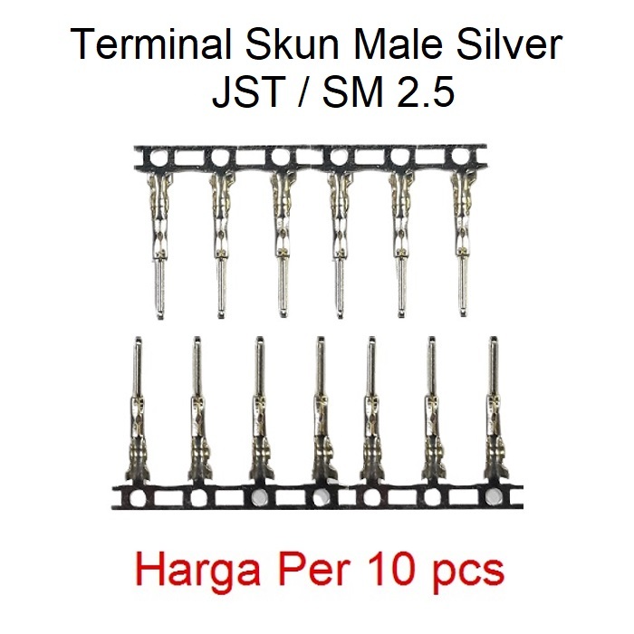 Jual Terminal Skun Male Silver JST SM 2.5 | Shopee Indonesia