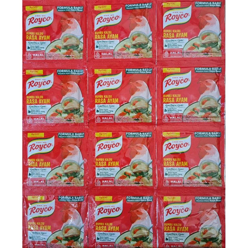 Jual ROYCO KEMASAN 8g ( isi 12pcs) 3RENCENG | Shopee Indonesia
