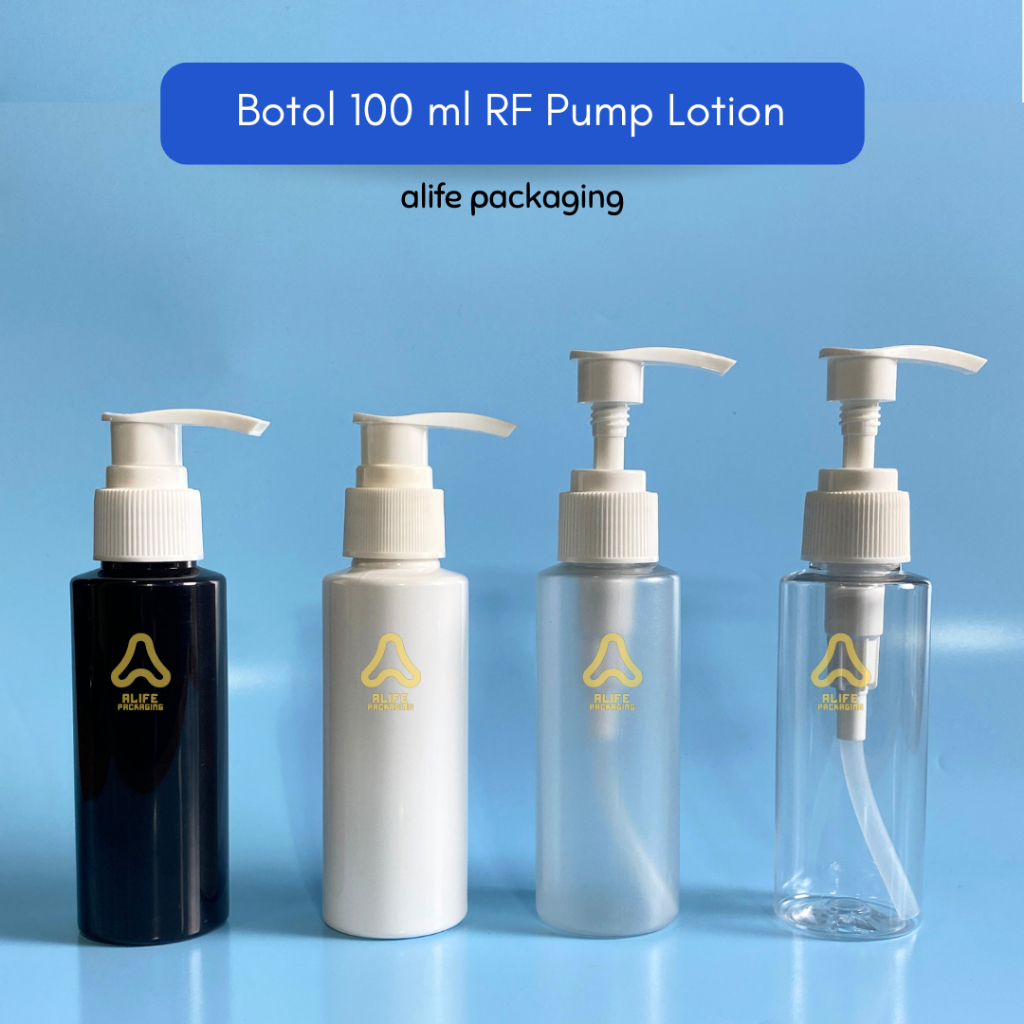 Jual Botol Pump 100 ml Neck 24 RF | Botol Pump Lotion 100 ml | Shopee Indonesia