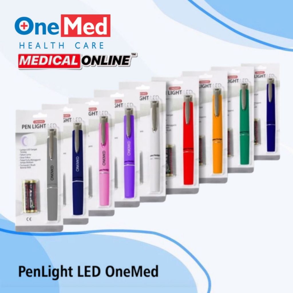 Jual PENLIGHT LED ONEMED PENA SENTER LAMPU SINAR PUTIH MEDICAL ONLINE ...