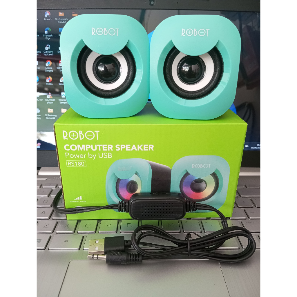 Jual Speaker ROBOT RS180 Speaker Laptop/ PC / Gaming Super Bass RGB ...