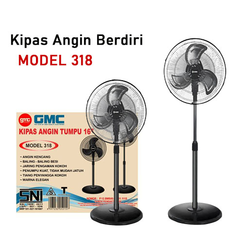 Jual STAND FAN BULAT GMC 16" 318 BALING BESI | Shopee Indonesia