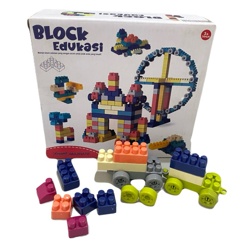 Jual Mainan Edukasi Lego Block Balok Susun Kereta | Shopee Indonesia