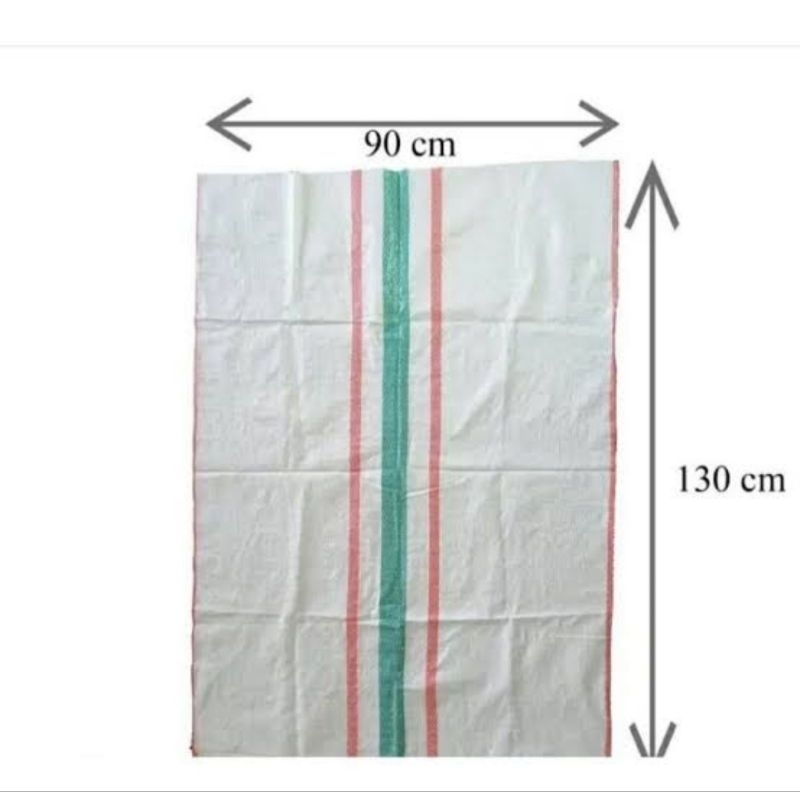 Jual KARUNG BESAR JUMBO BARU 150 KG UKURAN 90 X 130 CM | Shopee Indonesia