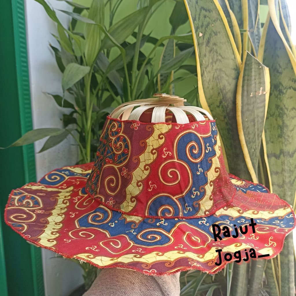 Jual Topi Batik Lipat Kipas, Topi Batik Unik, Topi Santai lipat, Topi ...